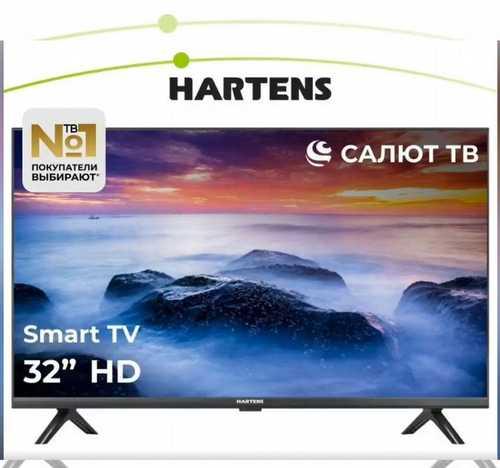 Новый телевизор Hartens 32" SmartTV Wi-Fi Гол.упр