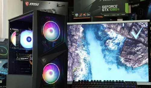 Игровой пк i3-12100F GTX 1070 8GB 16GB RAM 240 GB