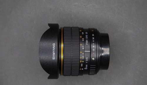 Samyang 8mm f/3.5 AS IF UMC Fisheye Pentax