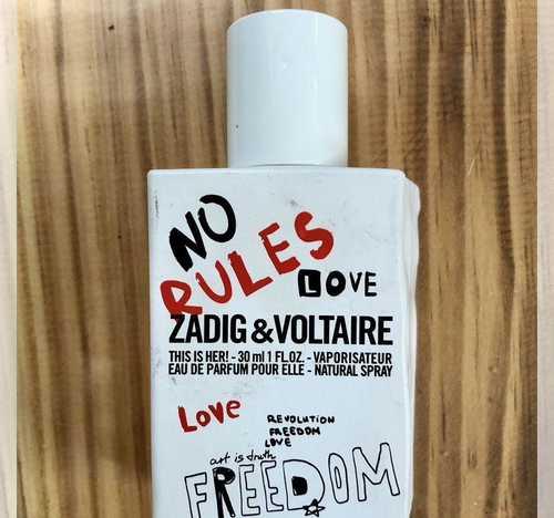 Zadig & voltaire, 30 ml, оригинал, Франция