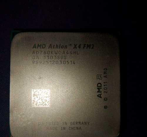 Процессор amd athlon x4 fm2