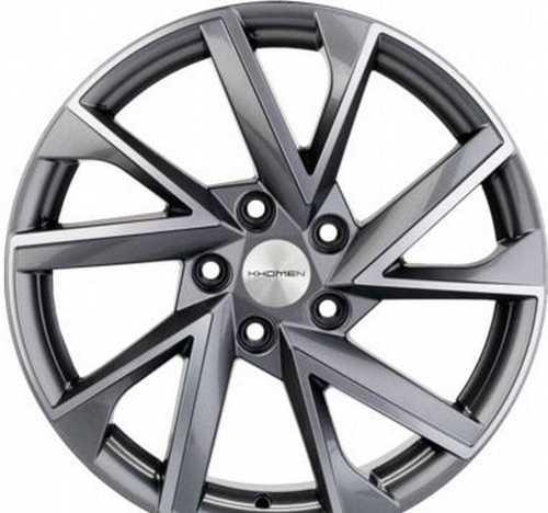 Khomen Wheels KHW1714 R17 Gray-FP для Audi A4