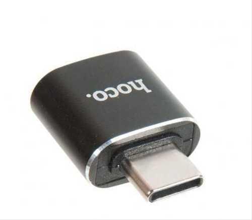 Переходник hoco UA5 Type-C to USB, черный 69575310