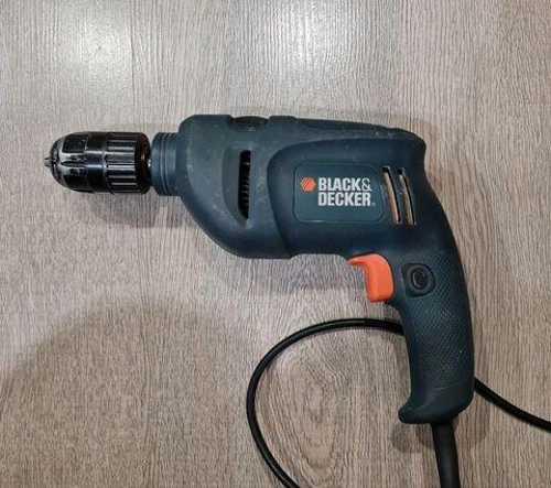 Дрель ударная black&decker 500 WT