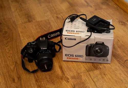 Фотоаппарат Canon EOS 600d + объективы