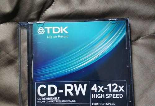 Сd-RW диски новые, TDK