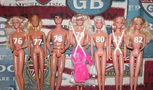 Барби Mattel 80х, 90х, Кены и другие. Много