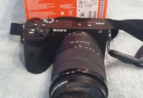 Продам фотоаппарат sony a6600 kit 18-135