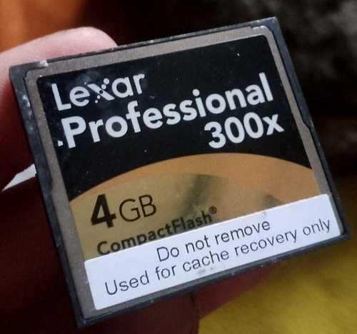 Карта памяти lexar professional 300x