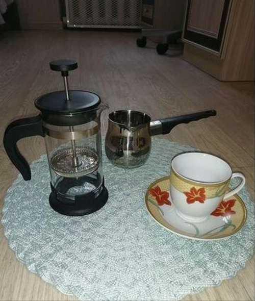 Кофе - пресс ikea/ заварочный чайник/турка/кужка