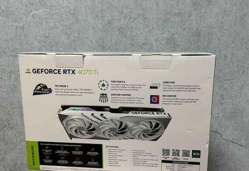 Новая MSI RTX 4070 TI Gaming X Slim White