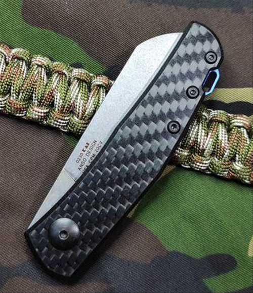 Складной нож D2 ZT 0230 anso carbon