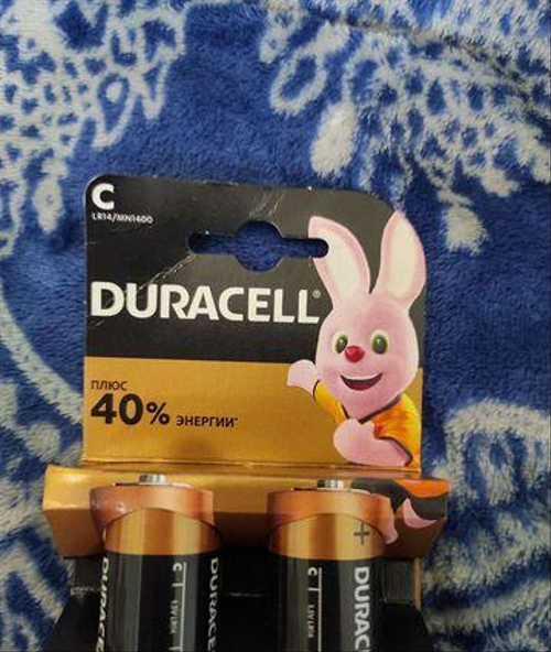 Батарейки C LR14 Duracell Basic 2 шт