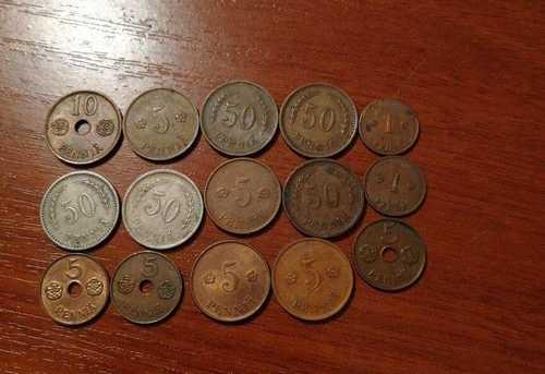 Монеты финляндии 1918,1943 набор