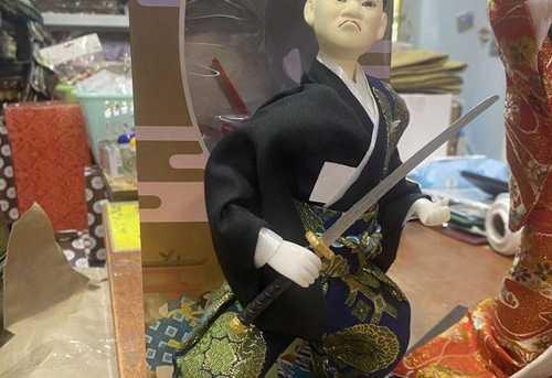 Коллекционная кукла Гейша и Самурай