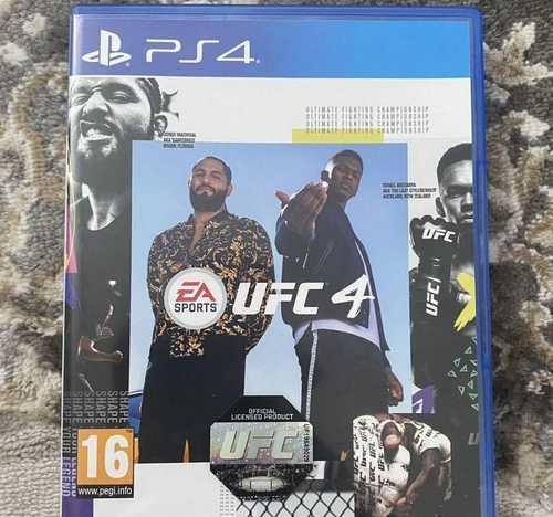 UFC 4 PS4 диск