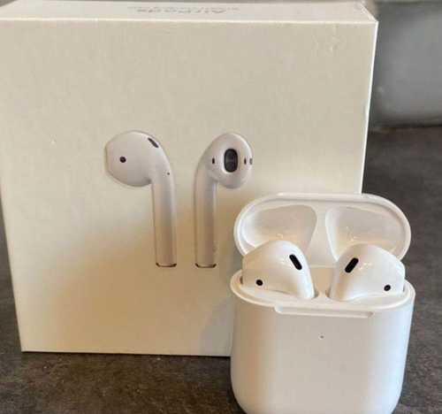 Беспроводные наушники apple airpods 2