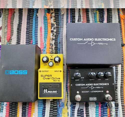 MXR MC-402 Boost/Overdrive Boss SD-1W Waza Craft