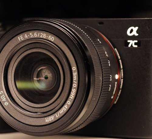 Sony Alpha A7C Kit 28-60mm f/4.0-5.6 Black