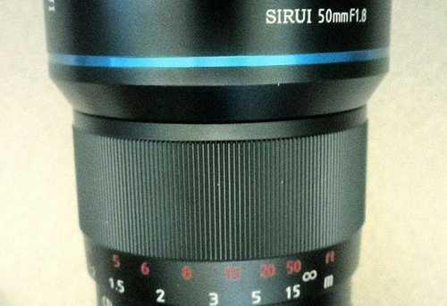 Объектив sirui 50mm mtf anamorphic