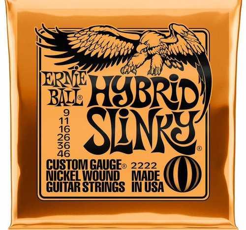 Струны Ernie Ball Hybrid Slinky 9-46 (2222)