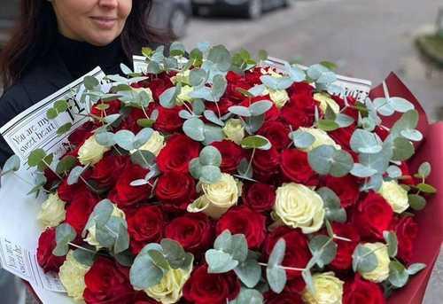 Цветы Эквадорские Розы Букеты с Доставкой
