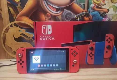 Nintendo switch v2 прошитая mario edition