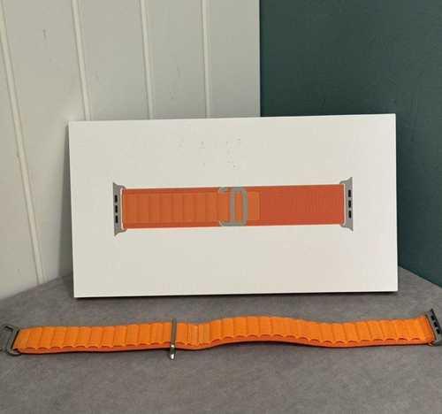 Ремешок для Apple Watch Ultra Orange Alpine Loop