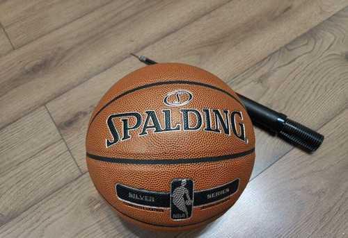 Spalding NBA Silver Series размер 7 + насос