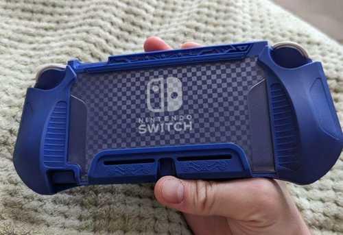 Чехол держатель Nintendo switch lite синий