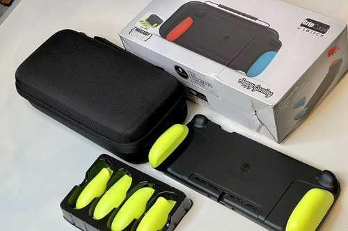 Skull & Co. Case + Grip (Switch, Neon Yellow)