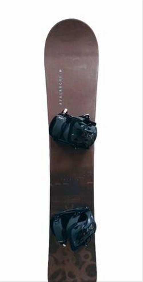 Сноуборд Avalanche Gota 156 б/у + крепления Flow F