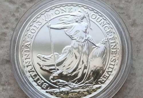 2 фунта 2013г. Британия - Владычица морей Серебро