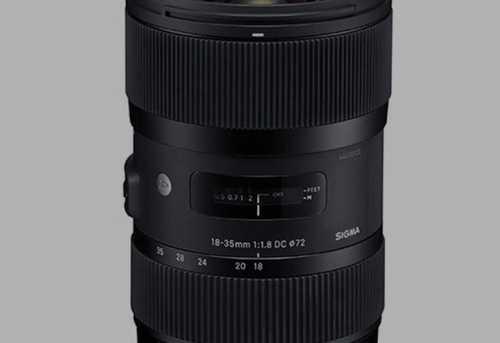 Sigma 18-35mm f/1.8 DC HSM Art Canon