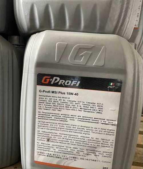 Масло G-Profi MSI 15w-40 (20л)