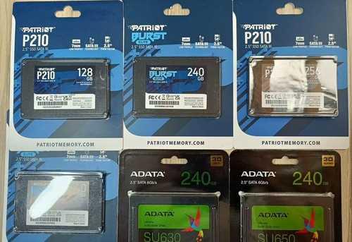 Новые SSD 2.5 и М.2 диски