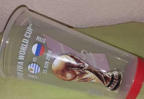 Пивной стакан футбол чм 2018 Уругвай-Россия