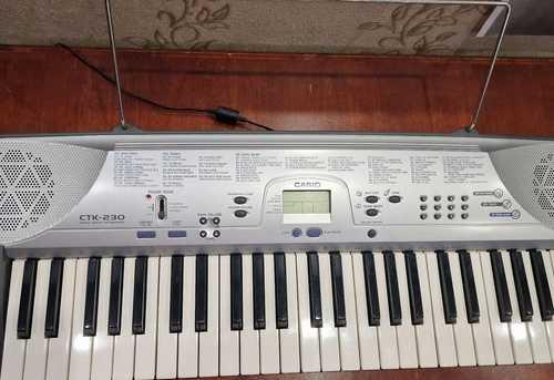 Синтезатор Casio CTK-230 с жк-экраном