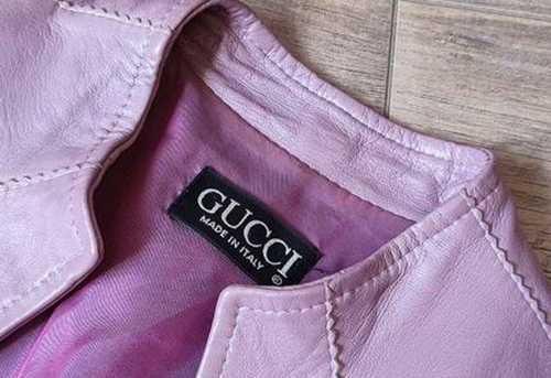 Куртка кожаная Gucci