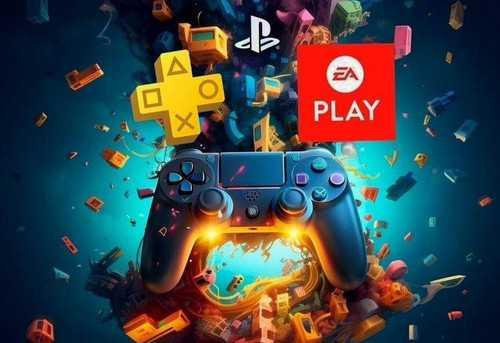 Пс плюс делюкс EA play+50 игр(Подписка Игры) PS4-5