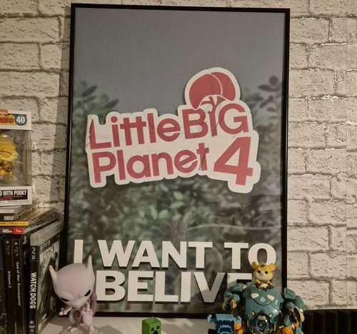 Little big planet постер/ плакат A2