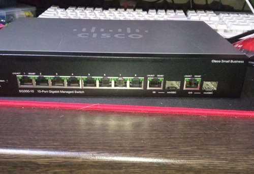 Коммутатор Cisco sg300-10