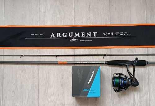 Продам комплект Спиннинг Argument 76MH 230см. 42 г