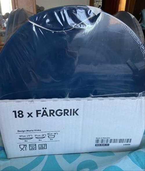 Набор посуды IKEA Fargrik (18 предметов)