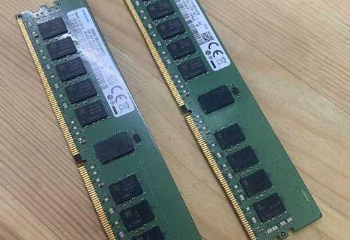 Оперативная память samsung ddr4 16gb (2x8)