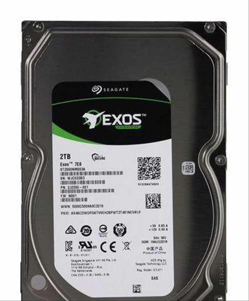 Жесткий диск Seagate 2Tb ST2000NM003A 12G SAS 3,5