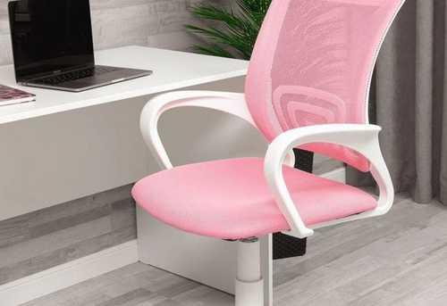 Розовое кресло сетчатое