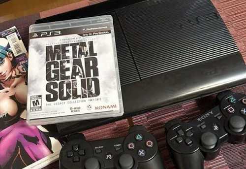 Sony PS3 super slim 2 геймпада mgs collection