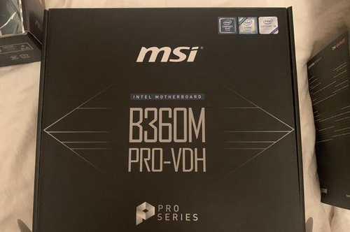 Материнская плата MSI B360M Pro-vdh