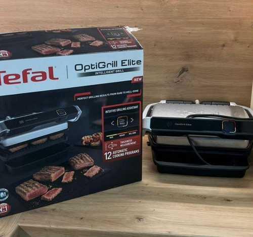 Электрогриль tefal optigrill elite gc750d30